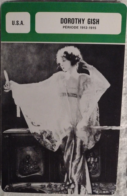 LOT FICHES MONSIEUR CINEMA / ACTRICE / USA / DOROTHY GISH / 2 Fiches EUR 4,00 - PicClick FR